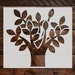 Tree Stencil, Reusable Tree Stencil, Art Stencil, DIY Craft Stencil ...