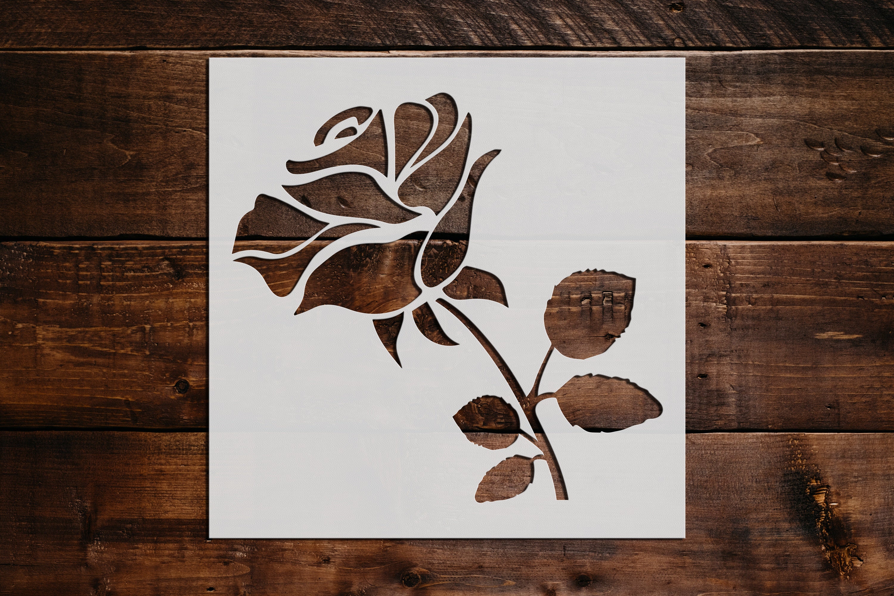 Rose Stencil Reusable Rose Stencil Art Stencil DIY Craft - Etsy