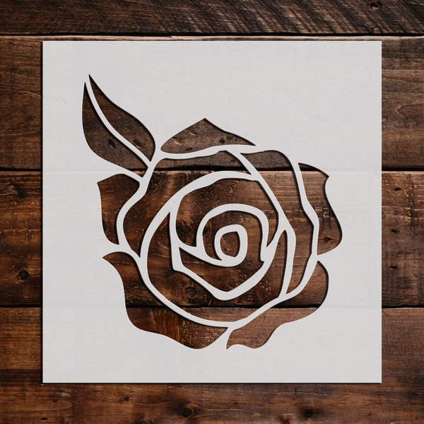 Rose Stencil - Etsy