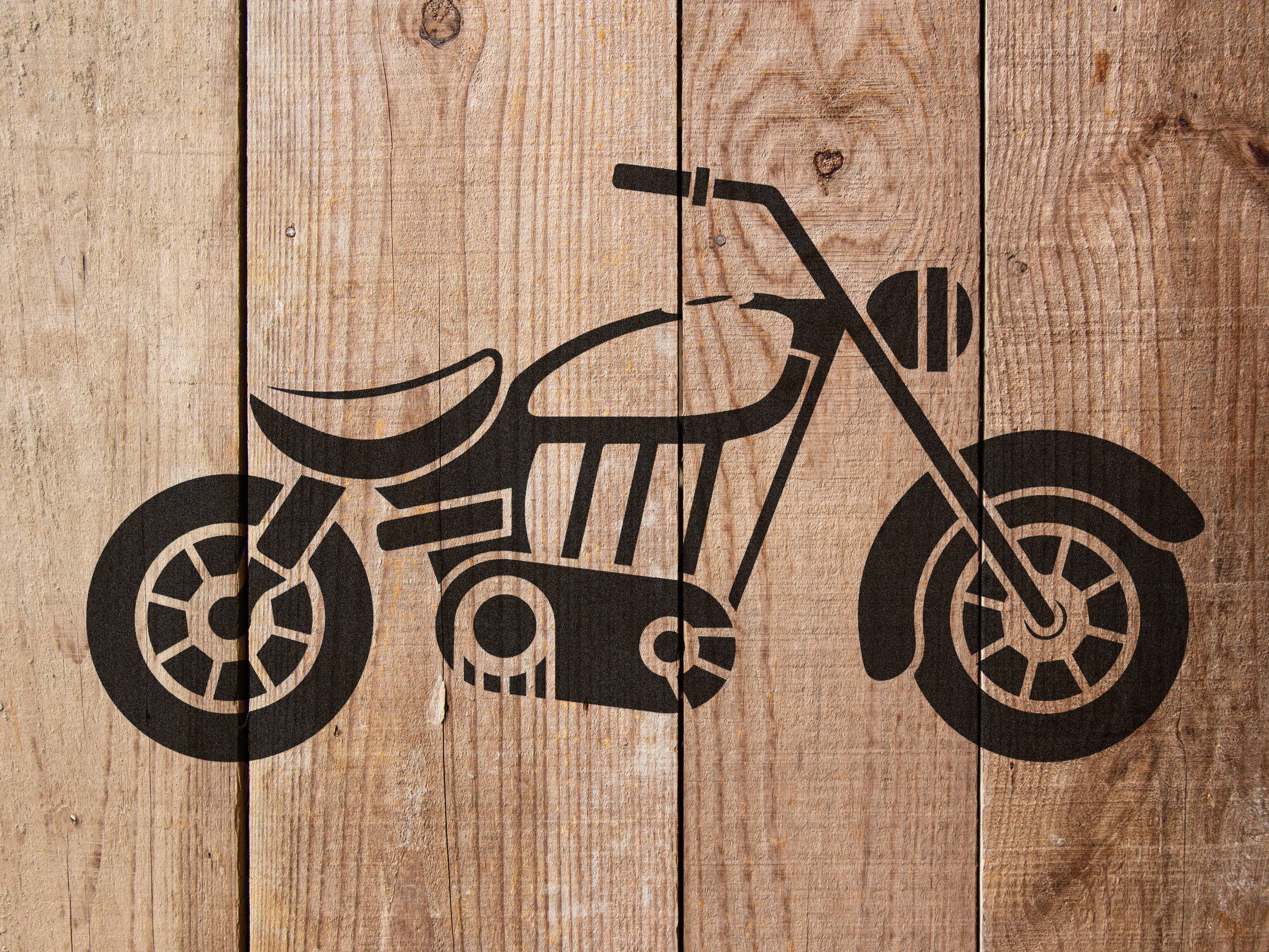 Motorcycle Stencil, Reusable Motorcycle Stencil, Art Stencil, DIY Craft ...