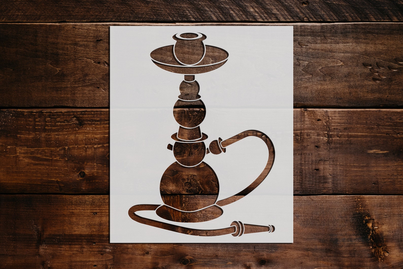 Hookah Pipe Stencil Reusable Hookah Pipe Stencil DIY Craft - Etsy