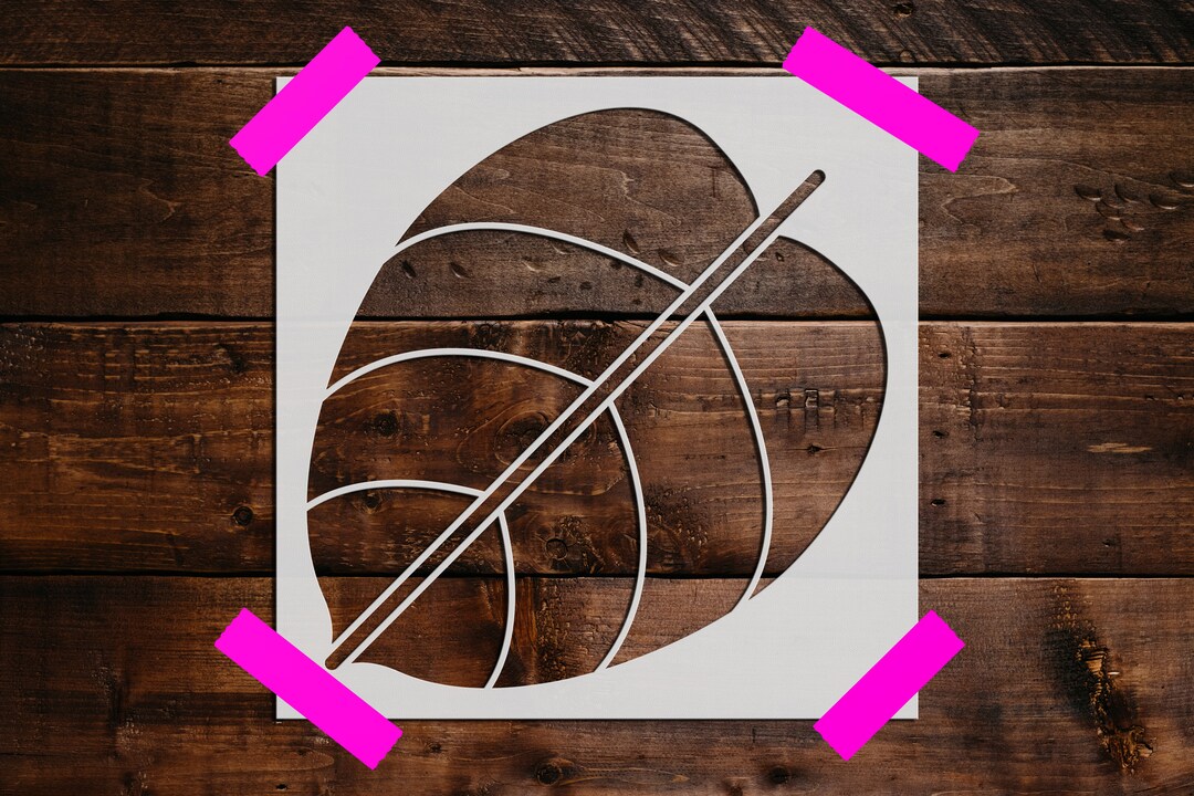 Leaf Stencil - Reusable Leaf Stencil - Art Stencil - DIY Craft Stencil ...