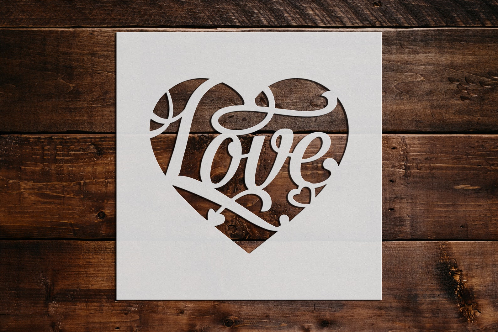 Heart Stencil Reusable Heart Stencil Art Stencil DIY - Etsy