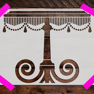 Lamp Stencil, Reusable Lamp Stencil-diy Craft Stencil, Large Lamp ...