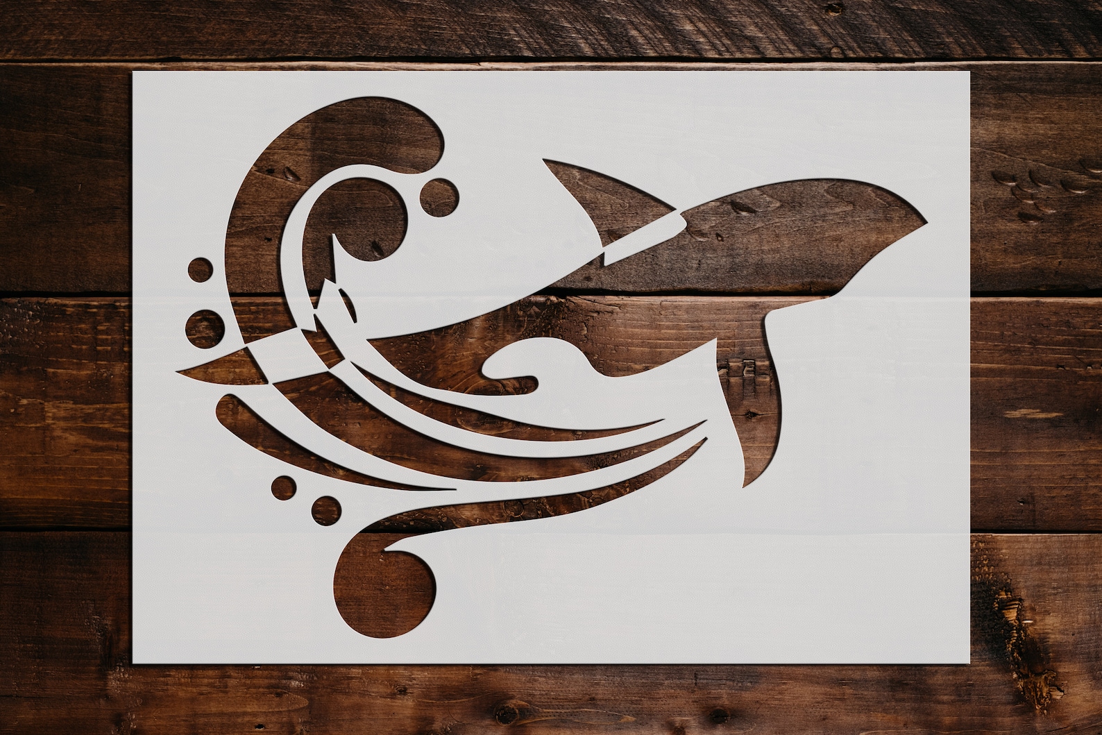 Whale Stencil Reusable Whale Stencil DIY Craft Stencil - Etsy