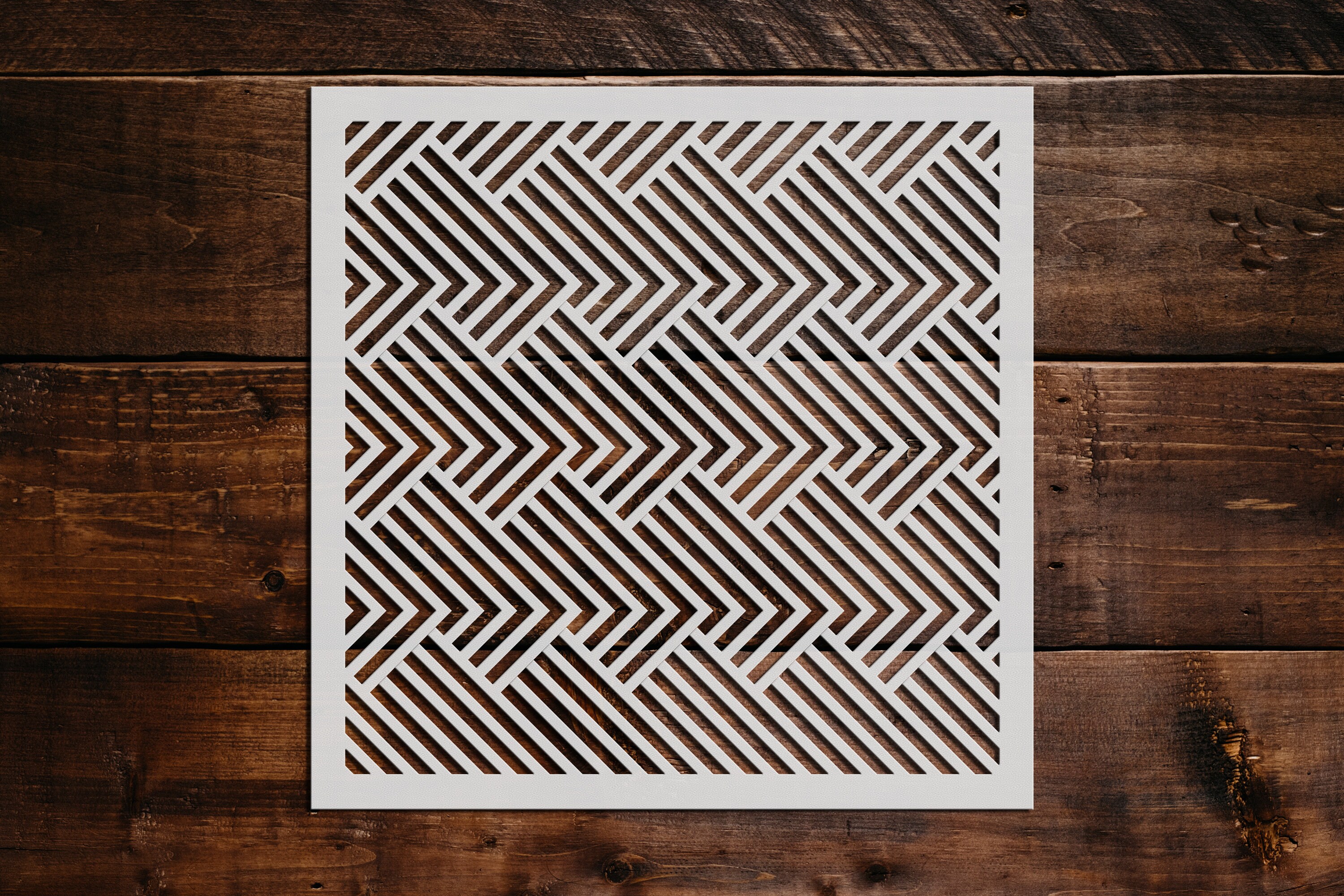 Geometric Stencil, Reusable Geometric Stencil, Art Stencil - DIY Craft ...