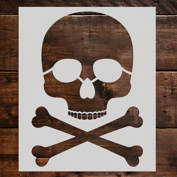 Large Skull Stencil - Etsy