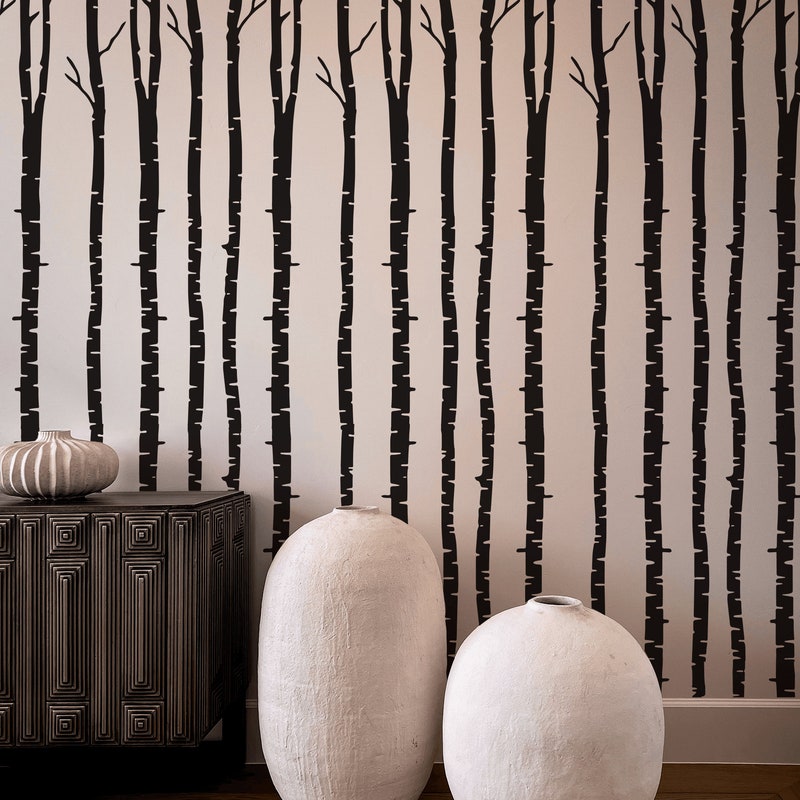 Tree Stencils for Walls - Etsy