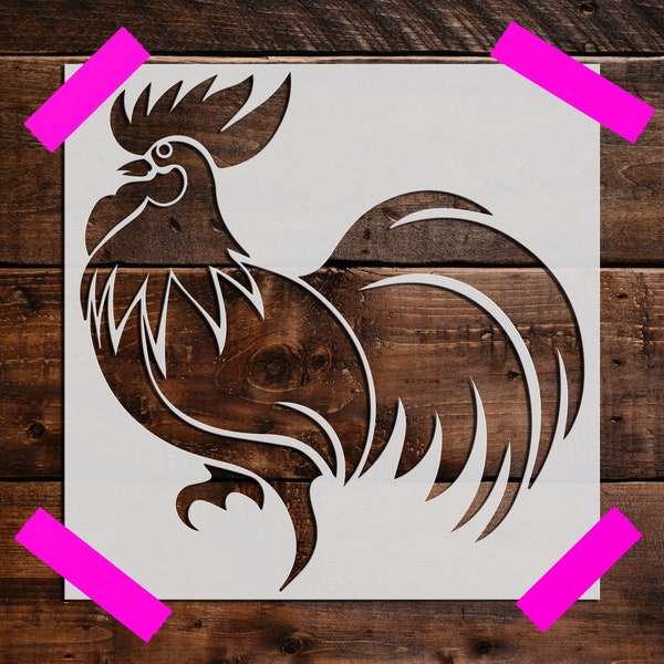 Rooster Stencil - Etsy