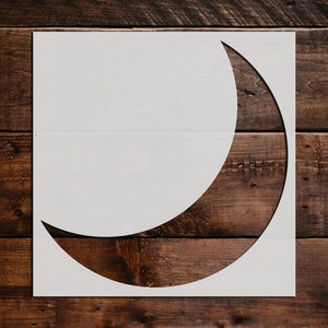 Crescent Moon Stencil, Reusable Crescent Moon Stencil, Art Stencil, DIY ...