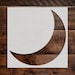 Crescent Moon Stencil, Reusable Crescent Moon Stencil, Art Stencil, DIY ...