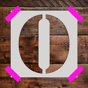 Letter O -reusable Stencil - Art Stencil - Craft Stencil - Reusable ...