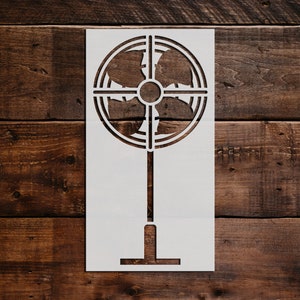 Tall Fan Stencil - Reusable Tall Fan Stencil- DIY Craft Stencil ...