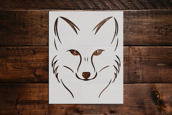 Fox Head Stencil