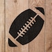 Football Stencil, Reusable Football Stencil, DIY Craft Stencil, Large ...