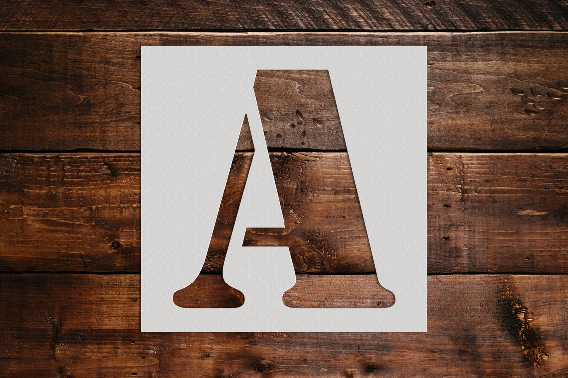 Letter A reusable Stencil Art Stencil Craft Stencil - Etsy