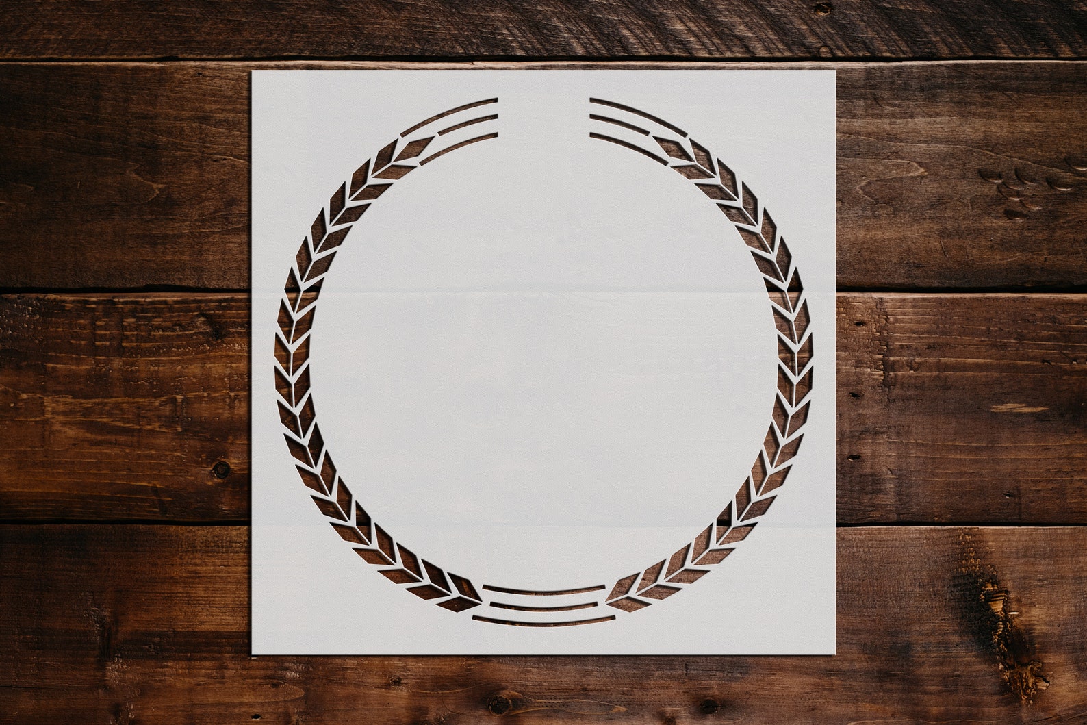 Circle Branch Design Stencil, Reusable Circle Branch Design Stencil ...