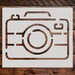 Vintage Camera Stencil, Reusable State Stencil, Art Stencil, DIY Craft ...