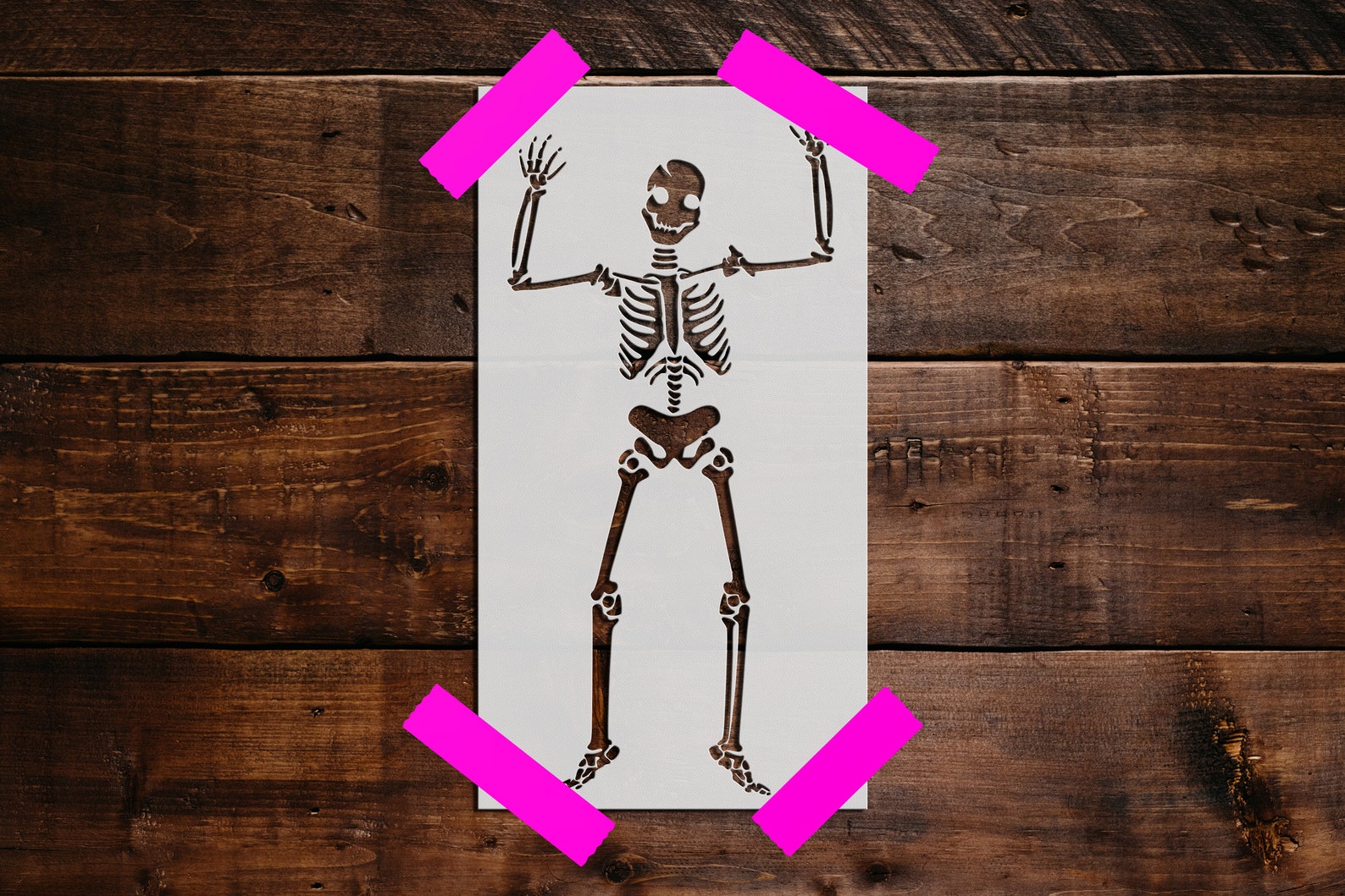 Skeleton Stencil Reusable Skeleton Stencil DIY Craft - Etsy Singapore