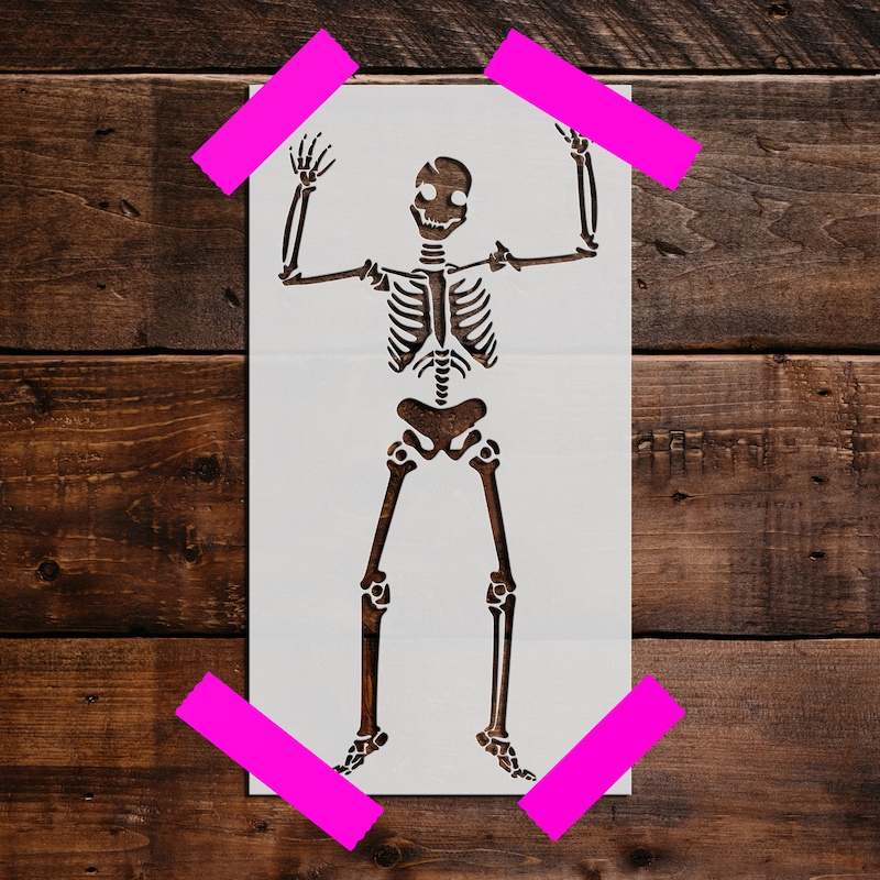 Skeleton Stencil - Etsy