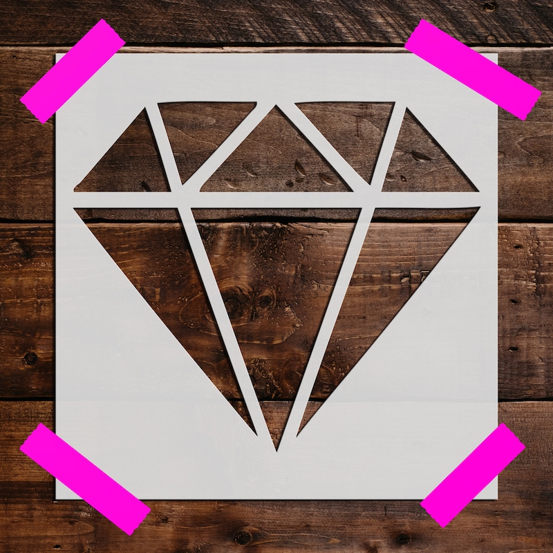 Diamond Stencil - Etsy