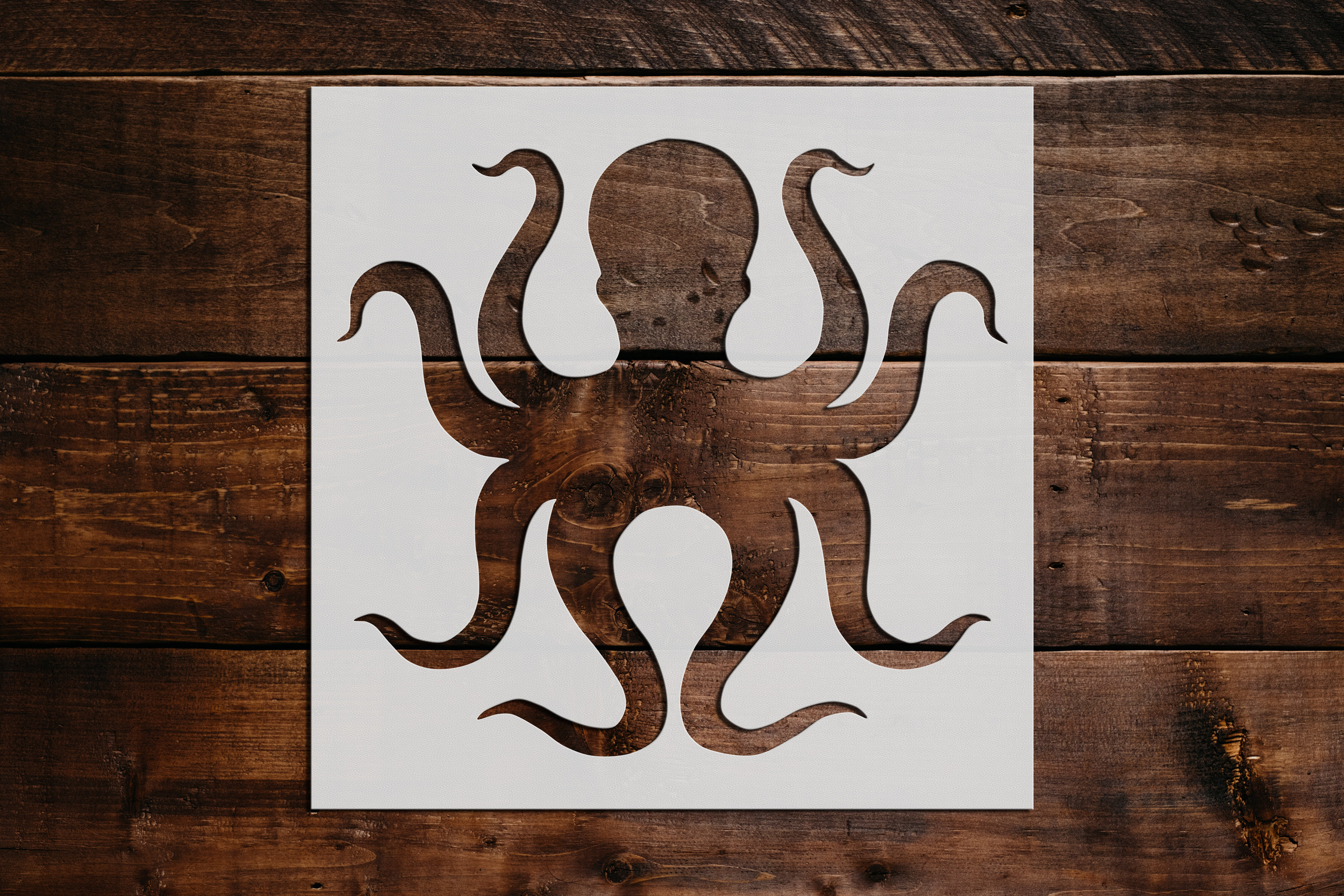 Octopus Stencil Pattern