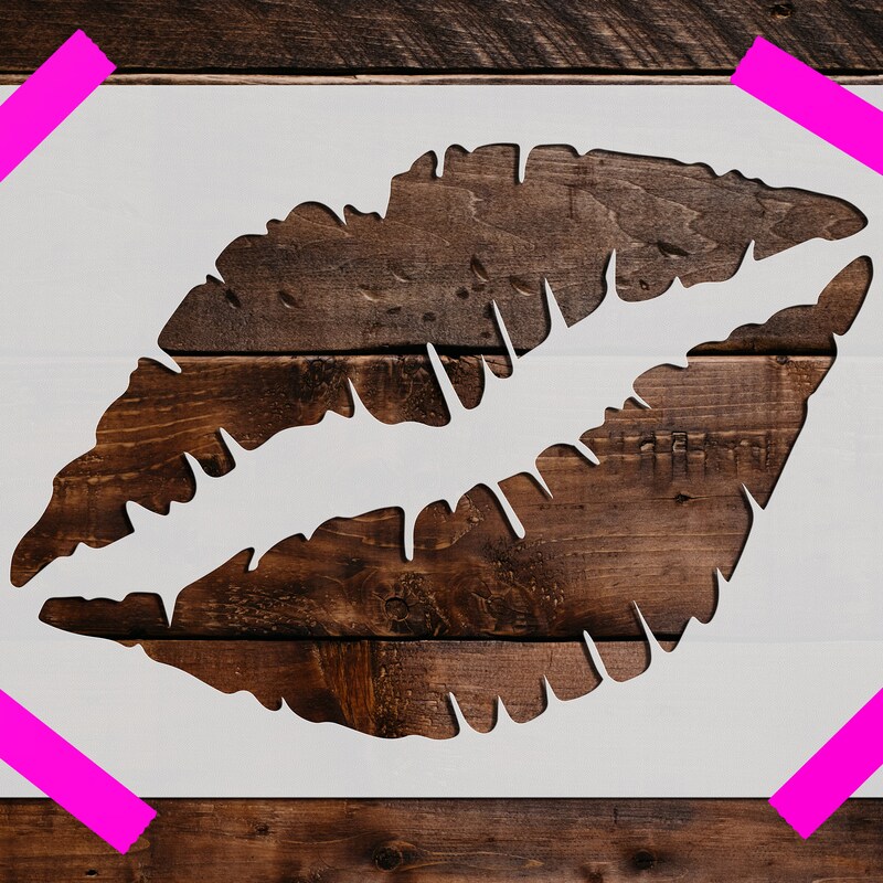 Lip Stencil - Etsy