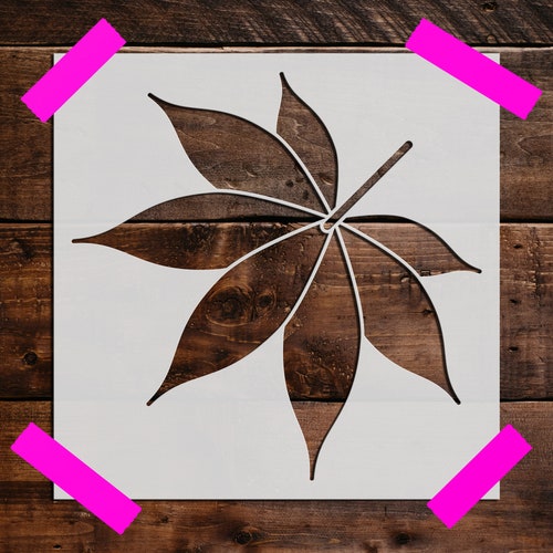 Leaf Stencil Reusable Leaf Stencil Art Stencil DIY Craft - Etsy