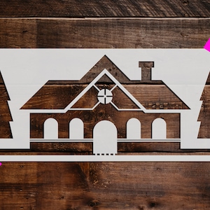 House Stencil - Reusable House Stencil - Art Stencil - DIY Craft ...