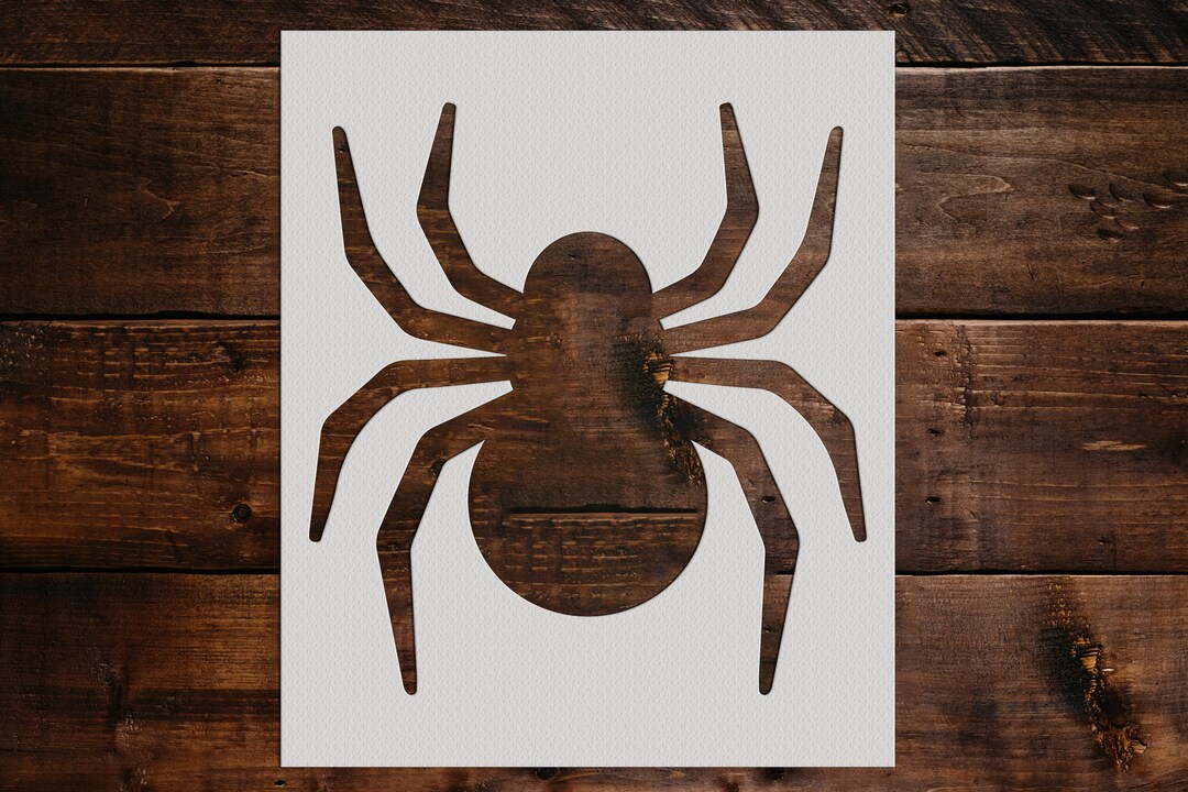 Spider Stencil - Reusable Spider Stencil -art Stencil - DIY Craft ...
