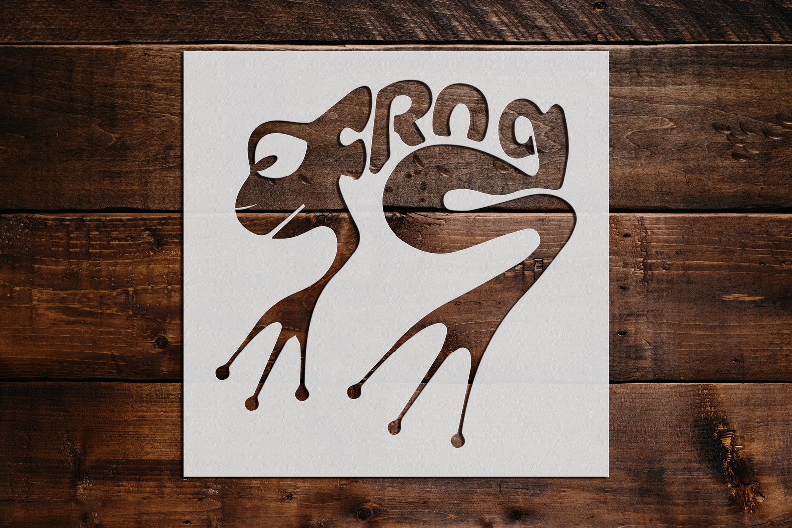 Frog Stencil Reusable Frog Stencil Art Stencil DIY Craft | Etsy
