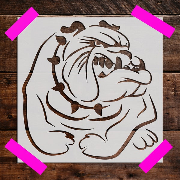 Bulldog Painting - Etsy