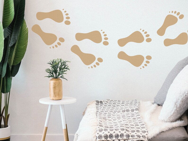 Foot Print Stencil, Reusable Foot Print Stencil, DIY Crafts, Large Foot ...
