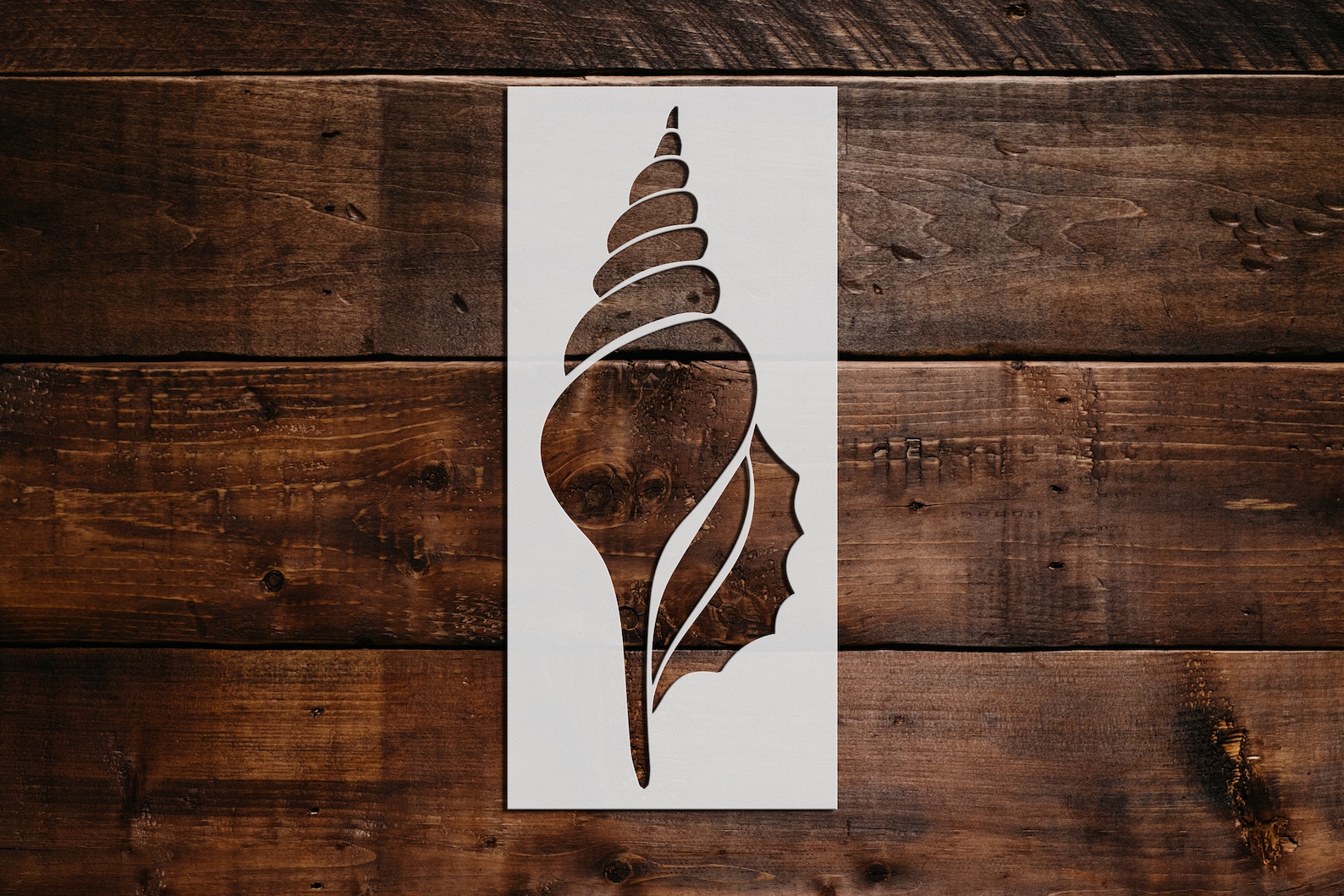 Sea Shell Stencil Reusable Sea Shell Stencil Art Stencil | Etsy