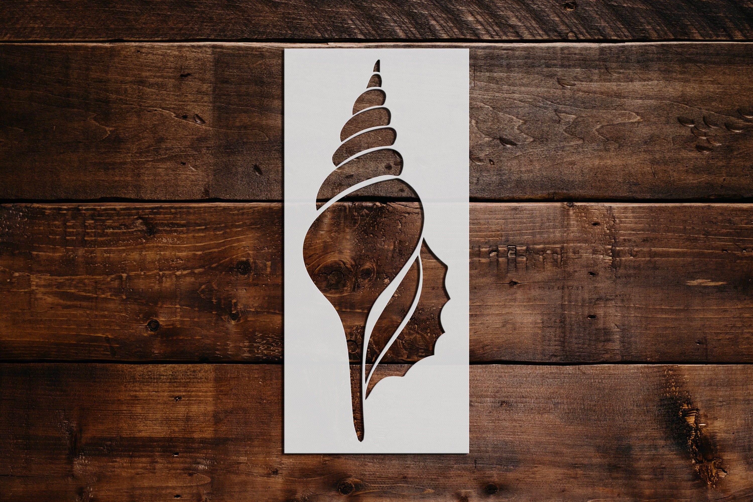 Sea Shell Stencil Reusable Sea Shell Stencil Art Stencil - Etsy