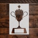 Trophy Stencil - Reusable Trophy Stencil - DIY Craft Stencil, Large ...