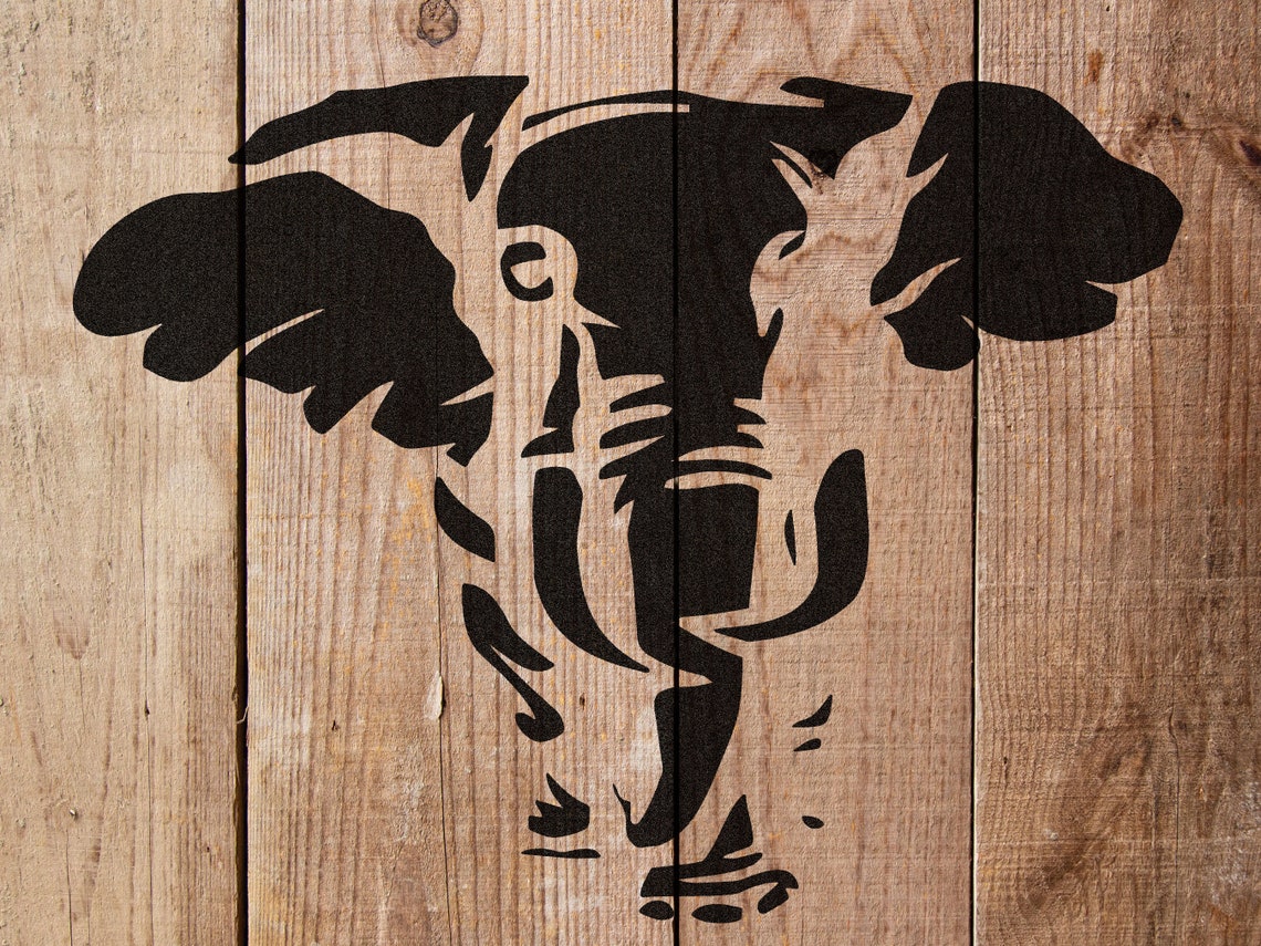 Elephant Stencil Reusable Elephant Stencil Stencil Art - Etsy