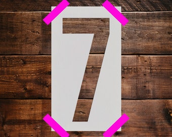 Reusable Number Block Stencil Bundle - Etsy