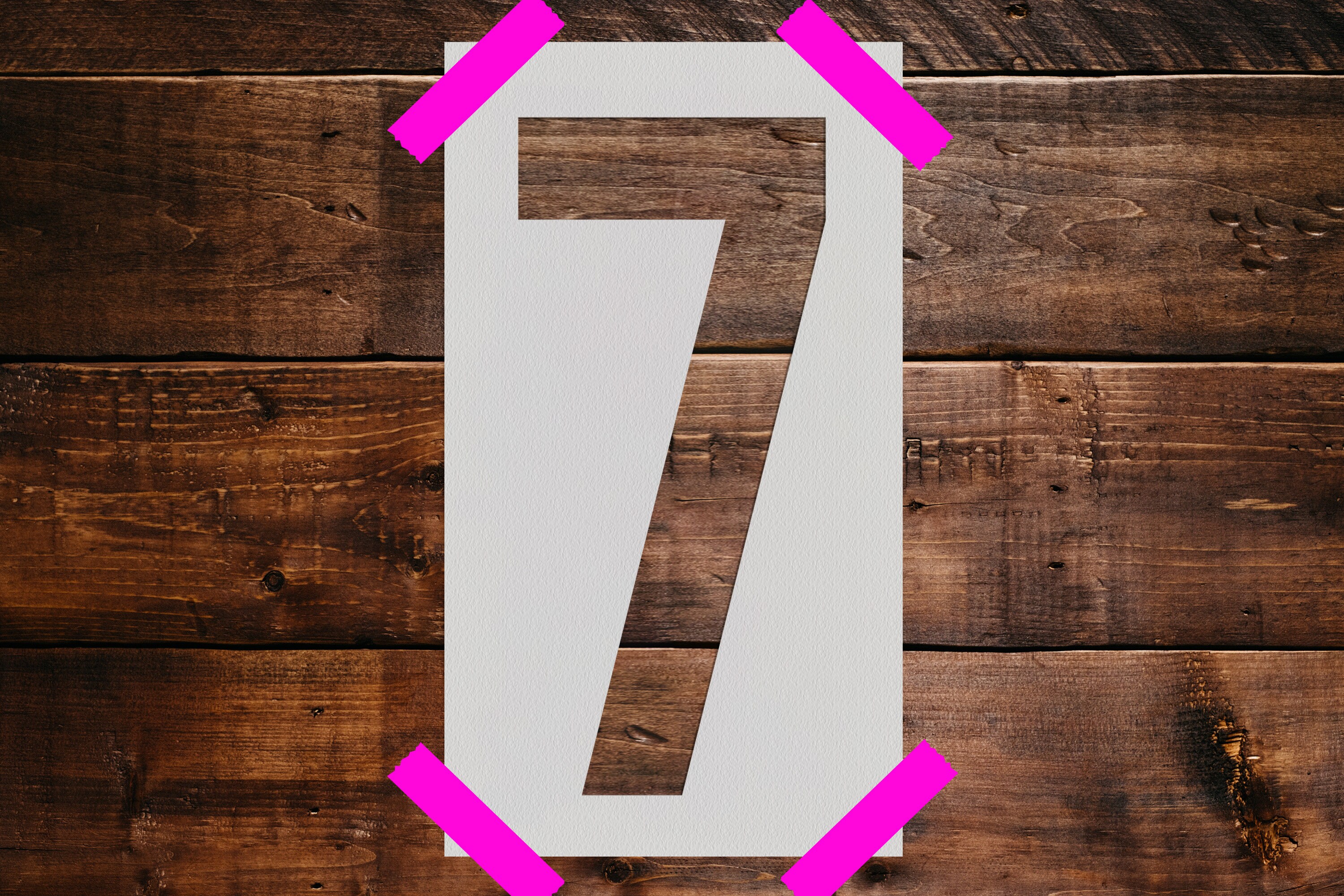 Number Stencil Reusable Stencil Art Stencil DIY Craft - Etsy