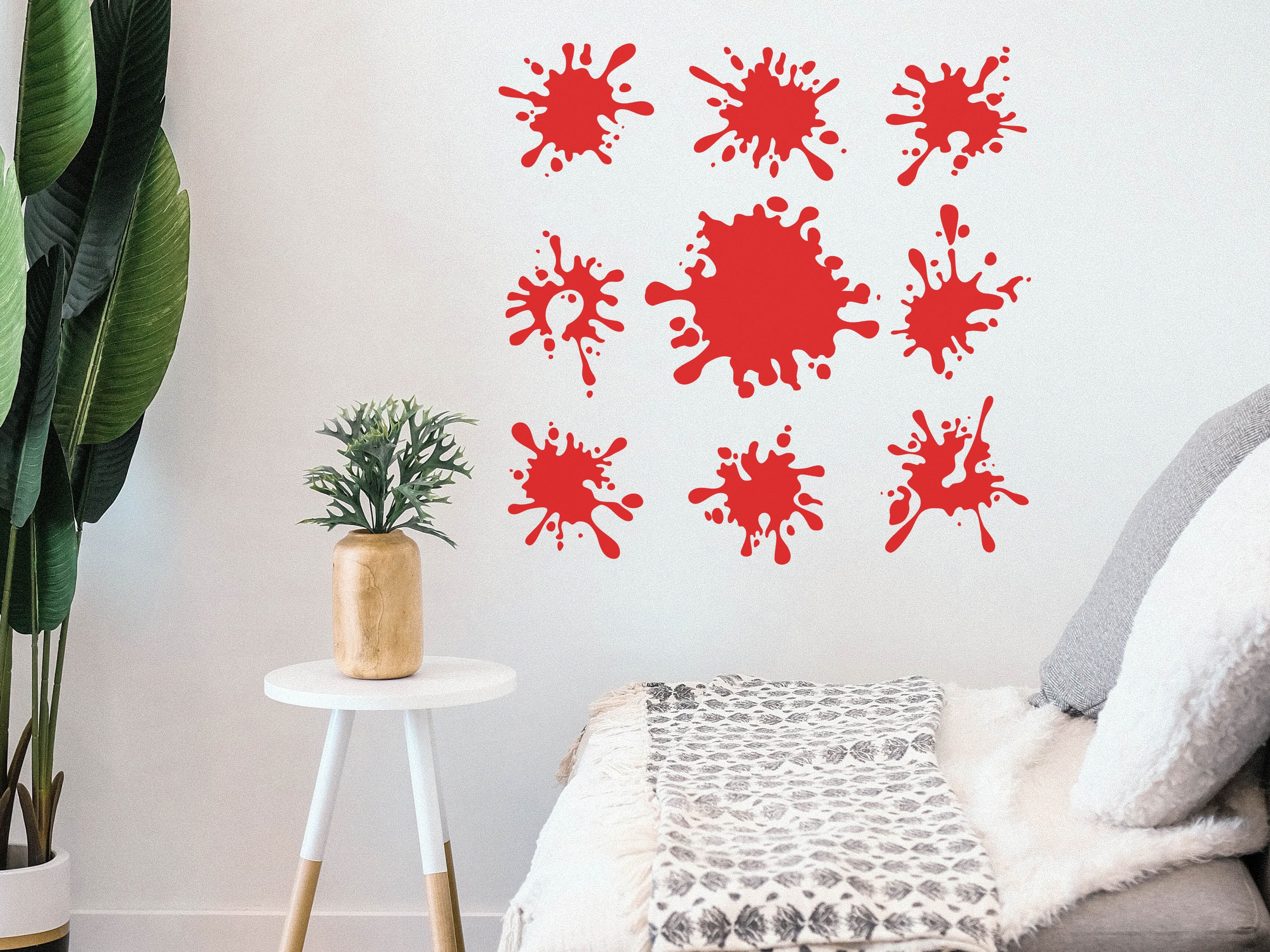 Splotches Stencil Reusable Splotches Stencil DIY Crafts - Etsy