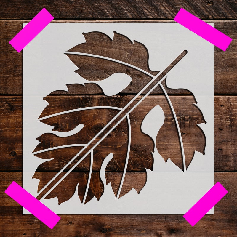 Leaf Stencil - Etsy