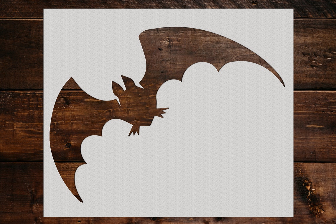 Bat Stencil - Reusable Bat Stencil - Art Stencil - DIY Craft Stencil ...