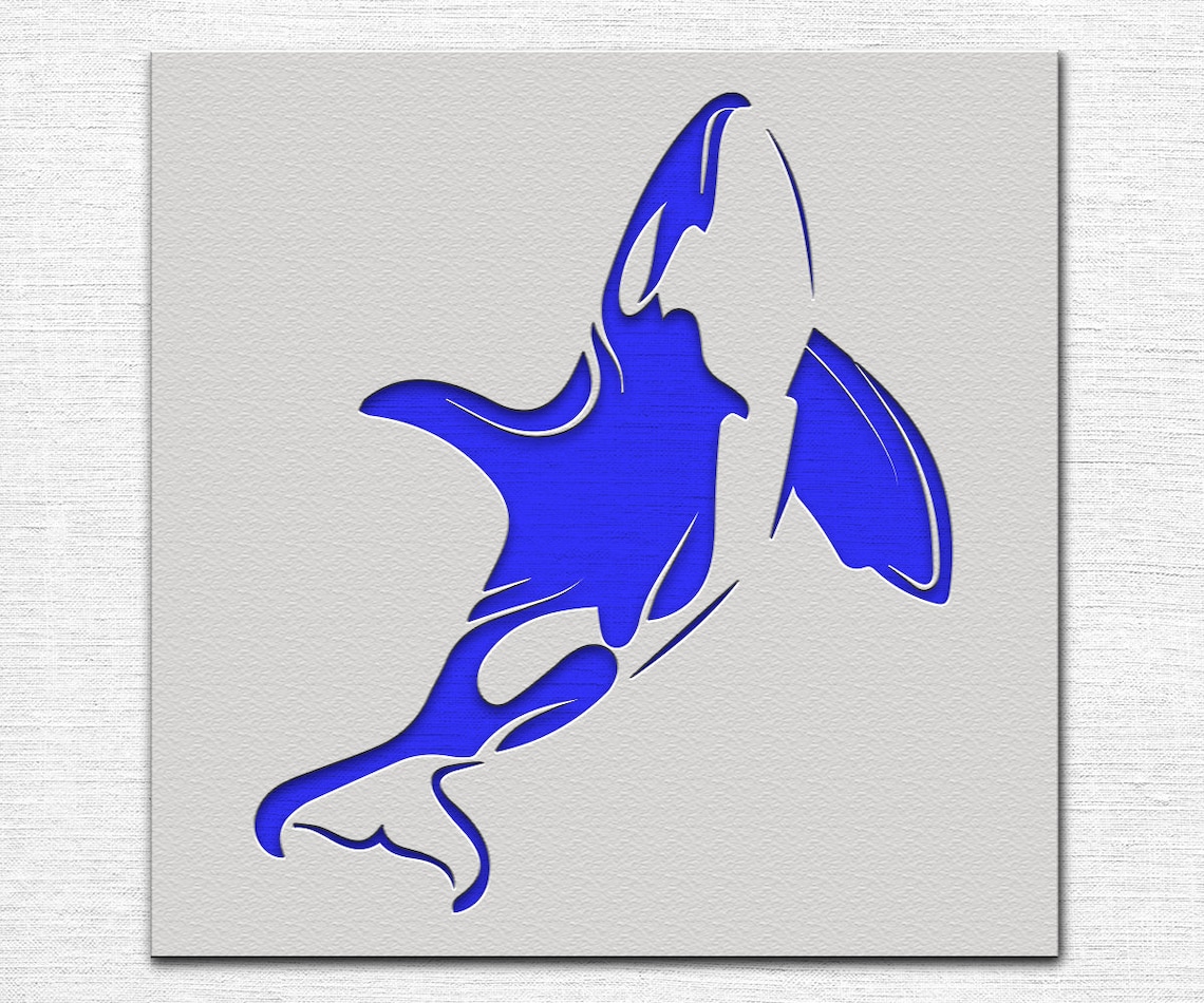Whale Stencil Reusable Whale Stencil DIY Craft Stencil - Etsy