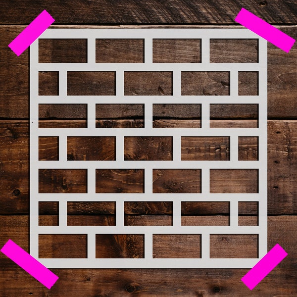 Brick Stencil - Etsy