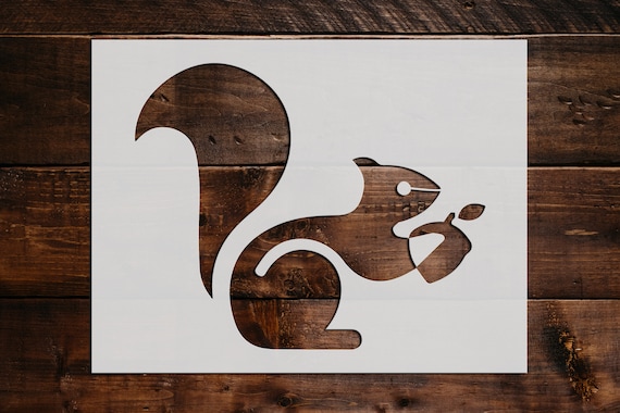 Squirrel Stencil