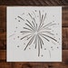 Fireworks Stencil, Reusable Fireworks Stencil, DIY Craft Stencil, Large ...
