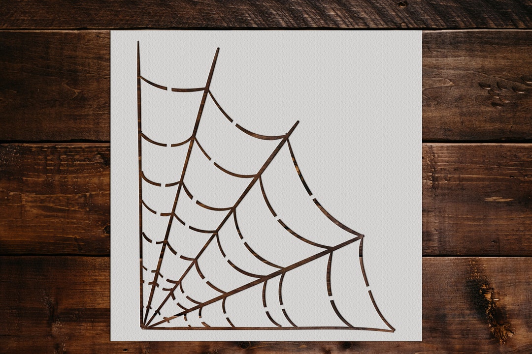 Spider Web Stencil - Reusable Spider Web Stencil -art Stencil-diy Craft ...