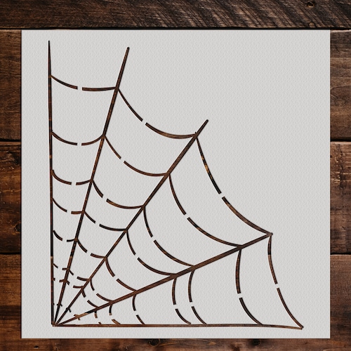 Spider Web Stencil Reusable Spider Web Stencil art - Etsy