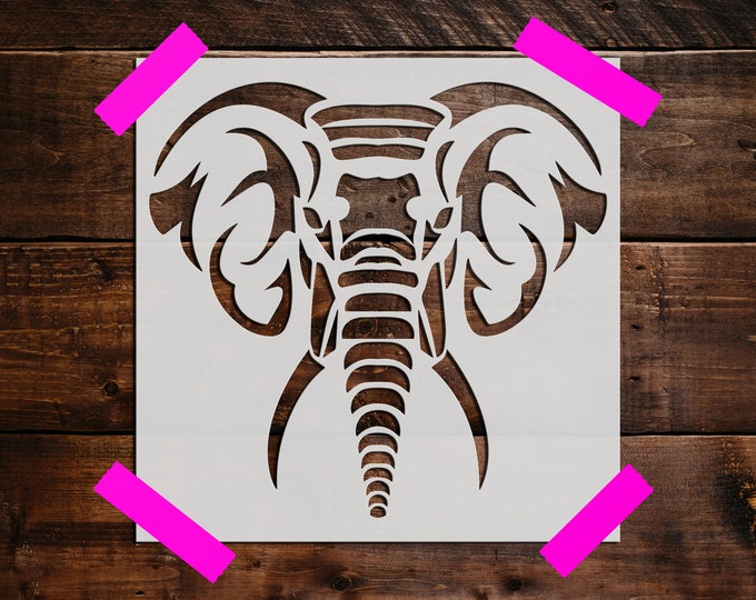 Fox Head Stencil Reusable Fox Head Stencil Art Stencil | Etsy