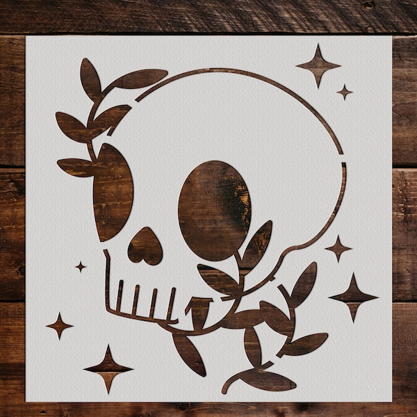 Large Skull Stencil - Etsy